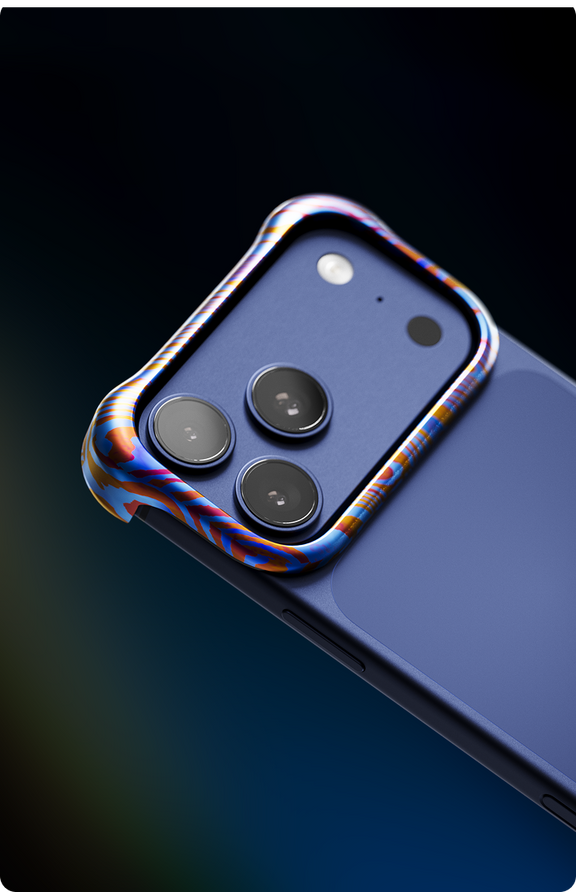 Damascus Opal Arc Pulse for iPhone 17 Pro